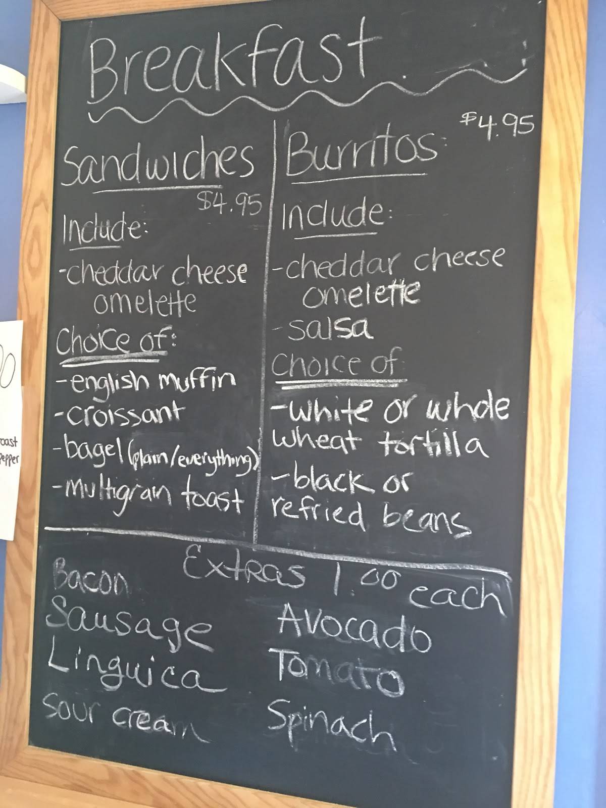 Menu at Blue Willow Fine Foods & Bakery, Wellfleet