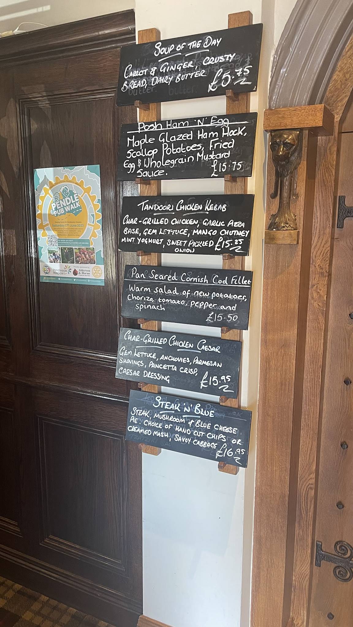 Menu at The Fence Gate pub & bar, Burnley