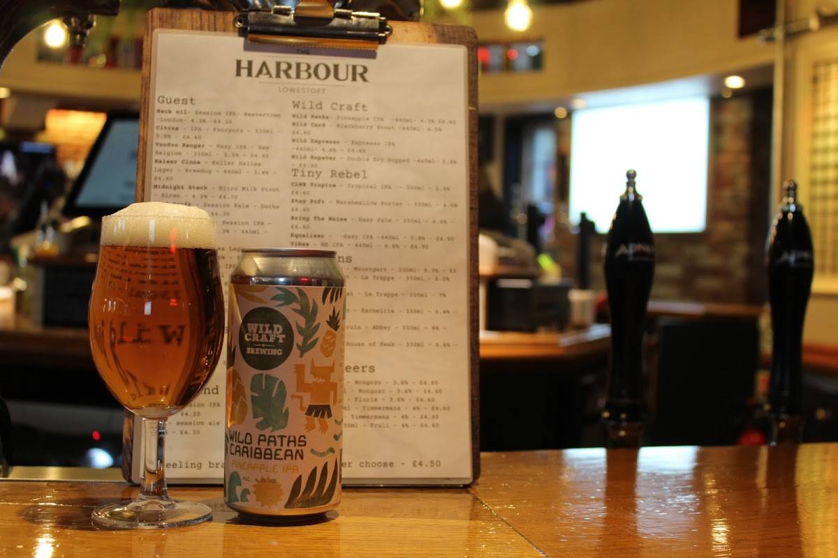 Menu at The Harbour Inn pub & bar, Lowestoft, Bridge House