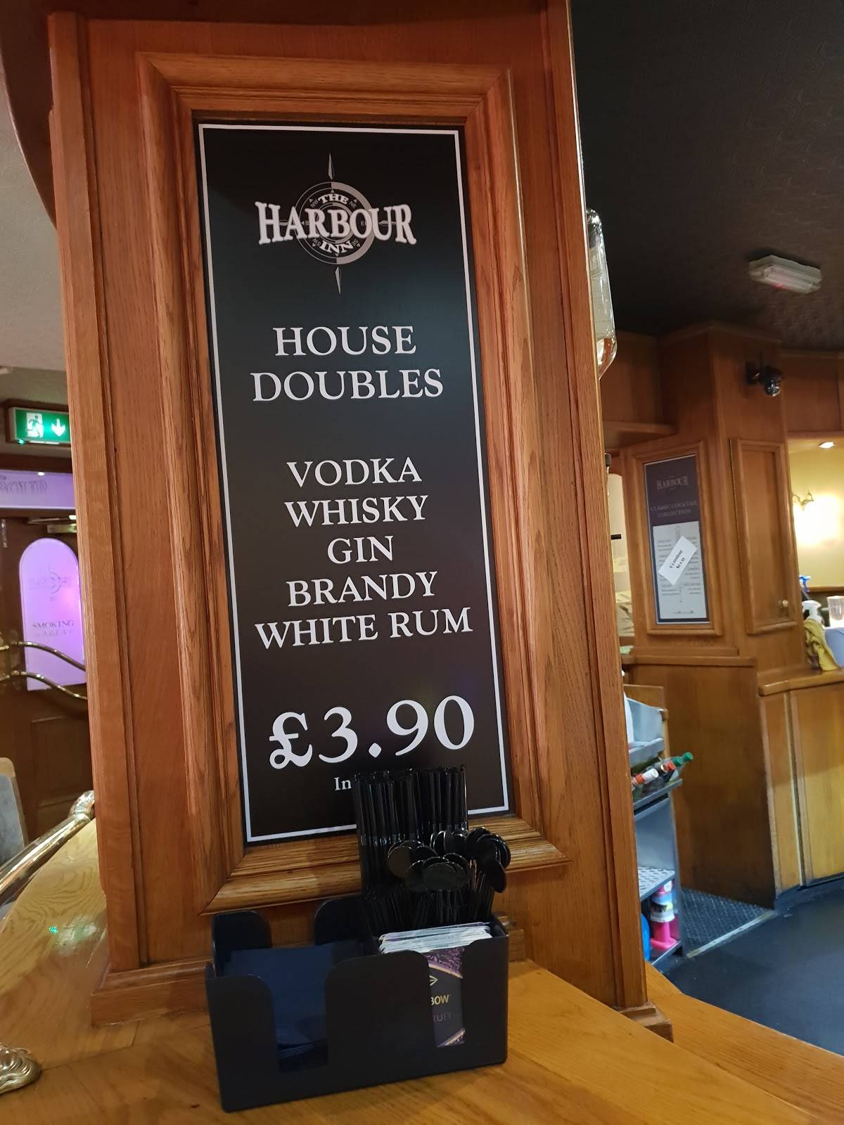 Menu at The Harbour Inn pub & bar, Lowestoft, Bridge House
