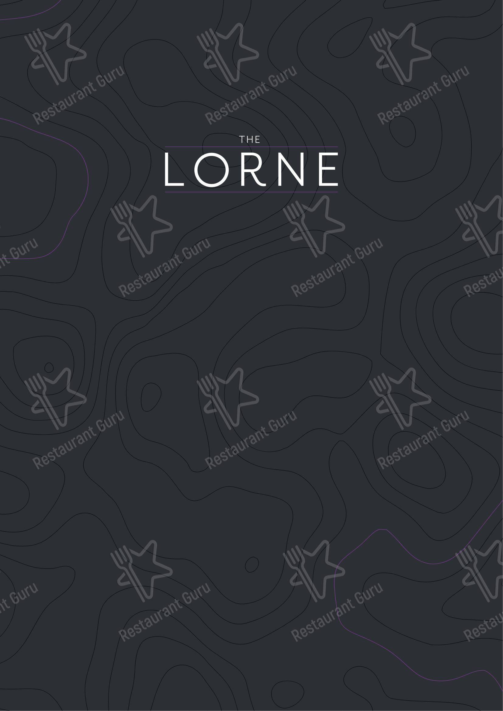 Menu at The Lorne Dunoon pub & bar, Dunoon