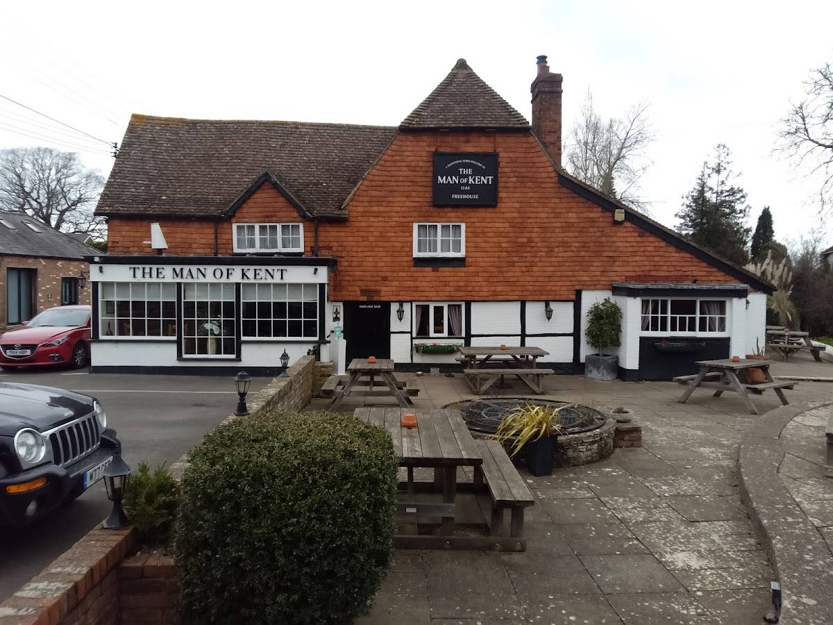 Menu at The Man of Kent pub & bar, Horsmonden, 226 Tonbridge Rd