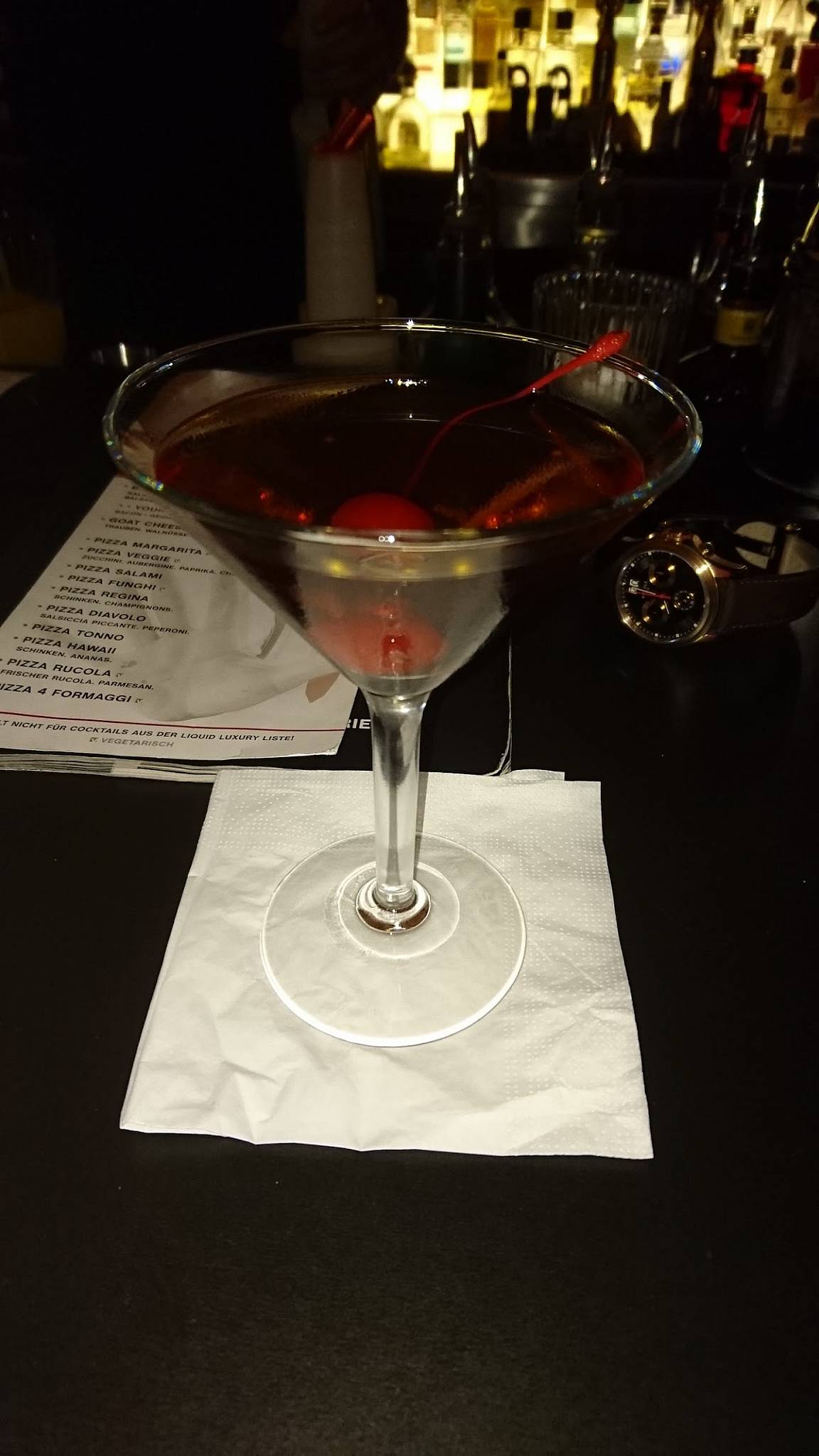 Speisekarte von The Martini Club, München, Theresienstraße 93