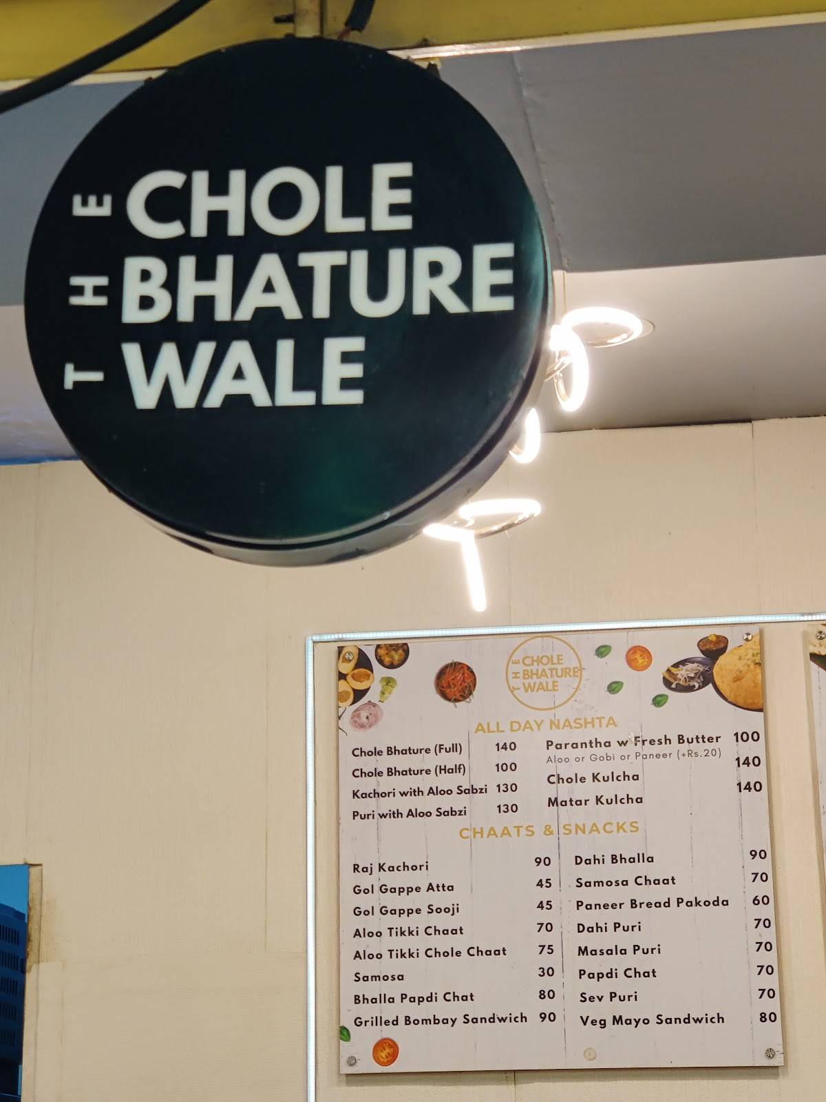 Menu at The Momos and Chaap, Bengaluru