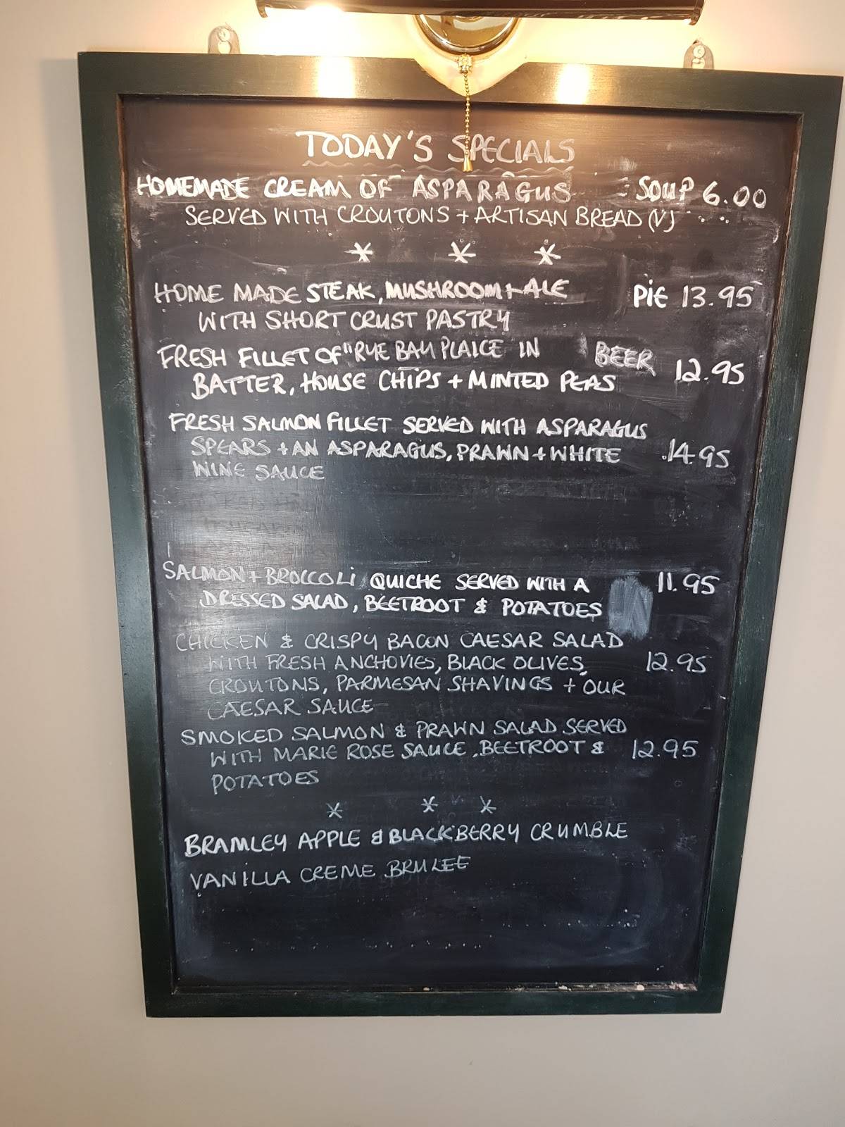 Menu at The Netherfield Arms pub & bar, Battle