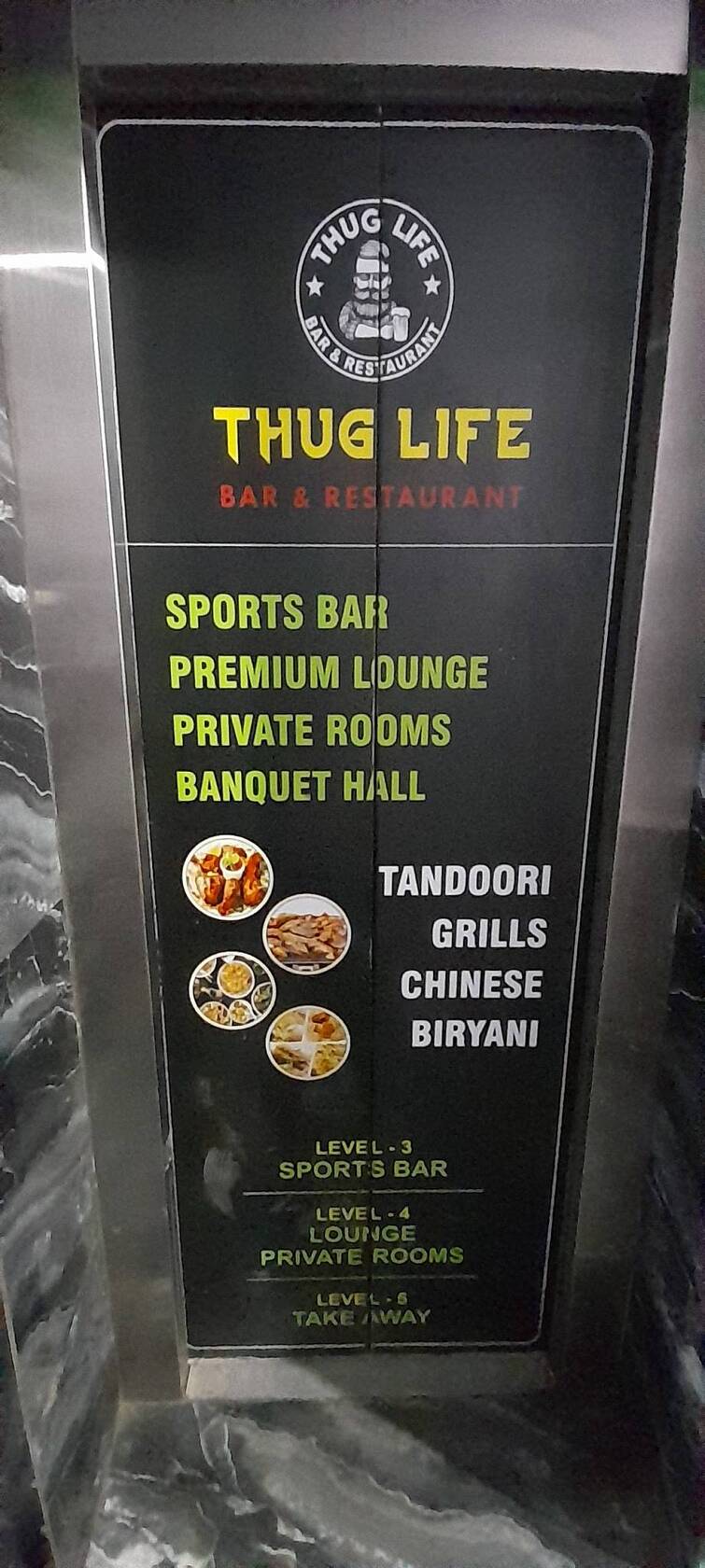 Menu at Thug Life Bar & Restaurant, Sangareddy