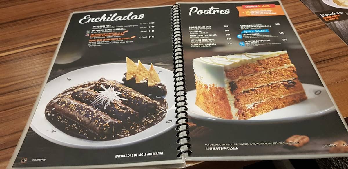 Carta del restaurante Toks Patio Tlalpan, Ciudad del México, Av ...
