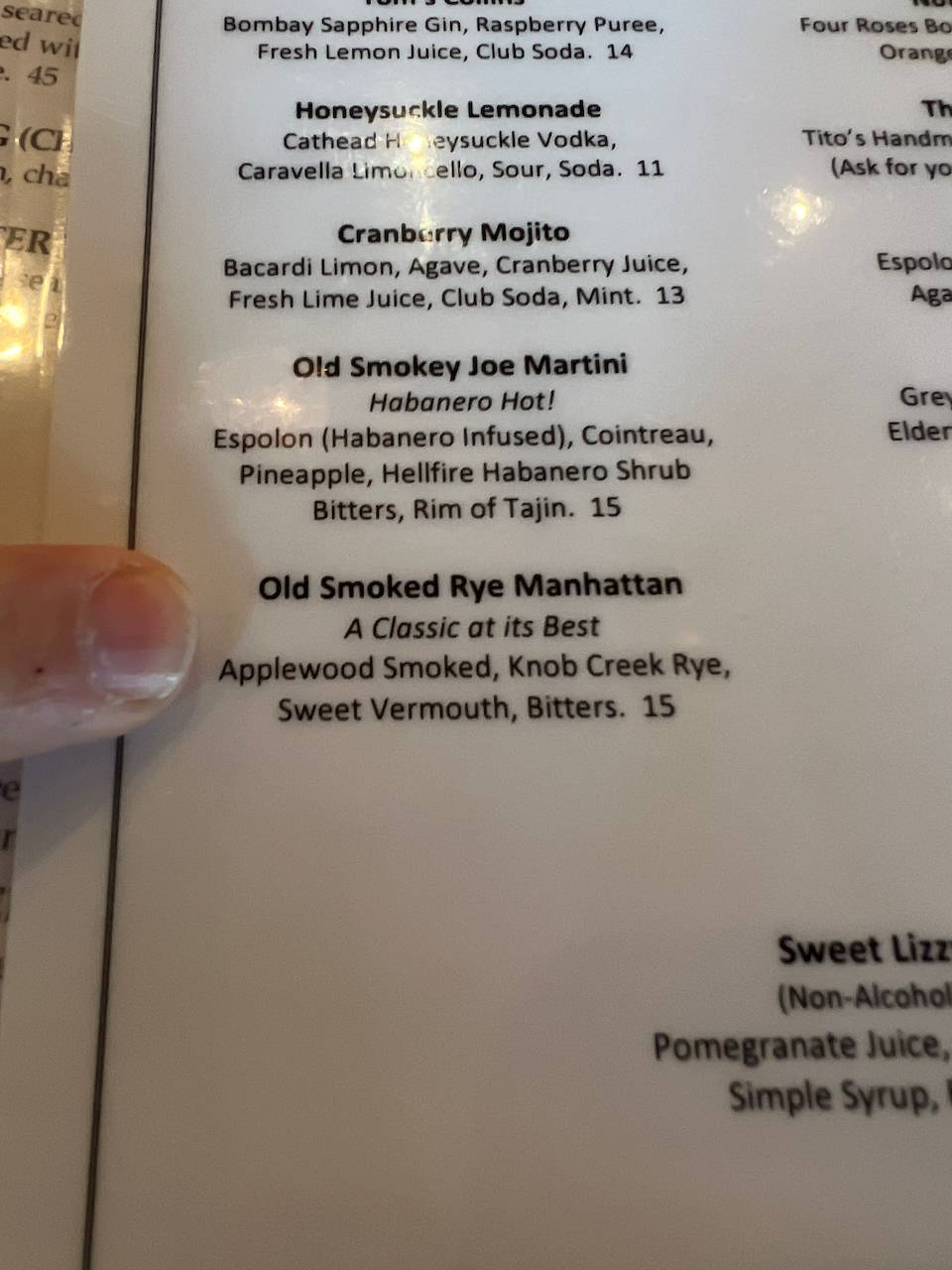 Menu at Tom Brown's Restaurant - Madison, Madison