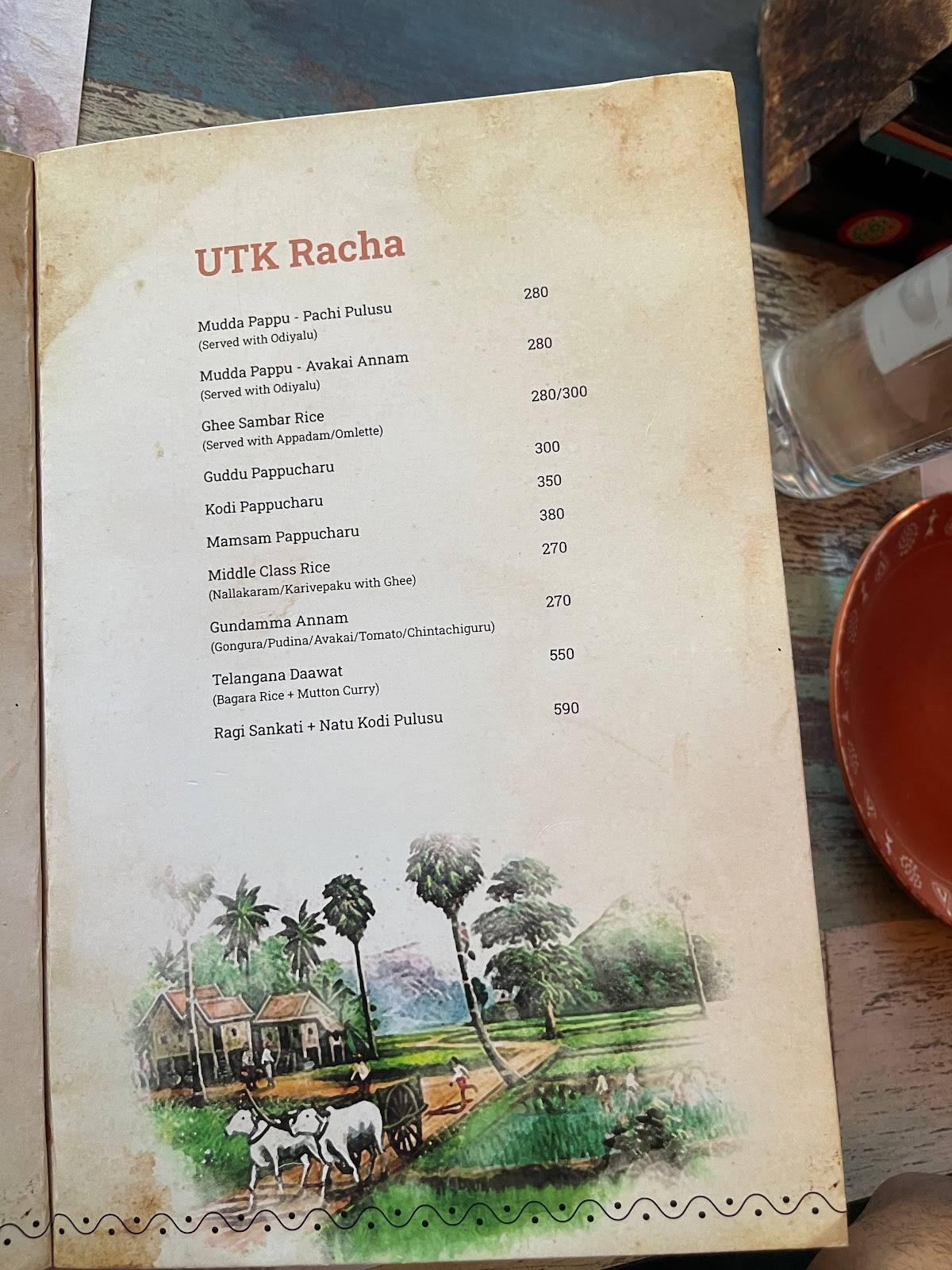 Menu at United Telugu Kitchens (UTK), Vijayawada