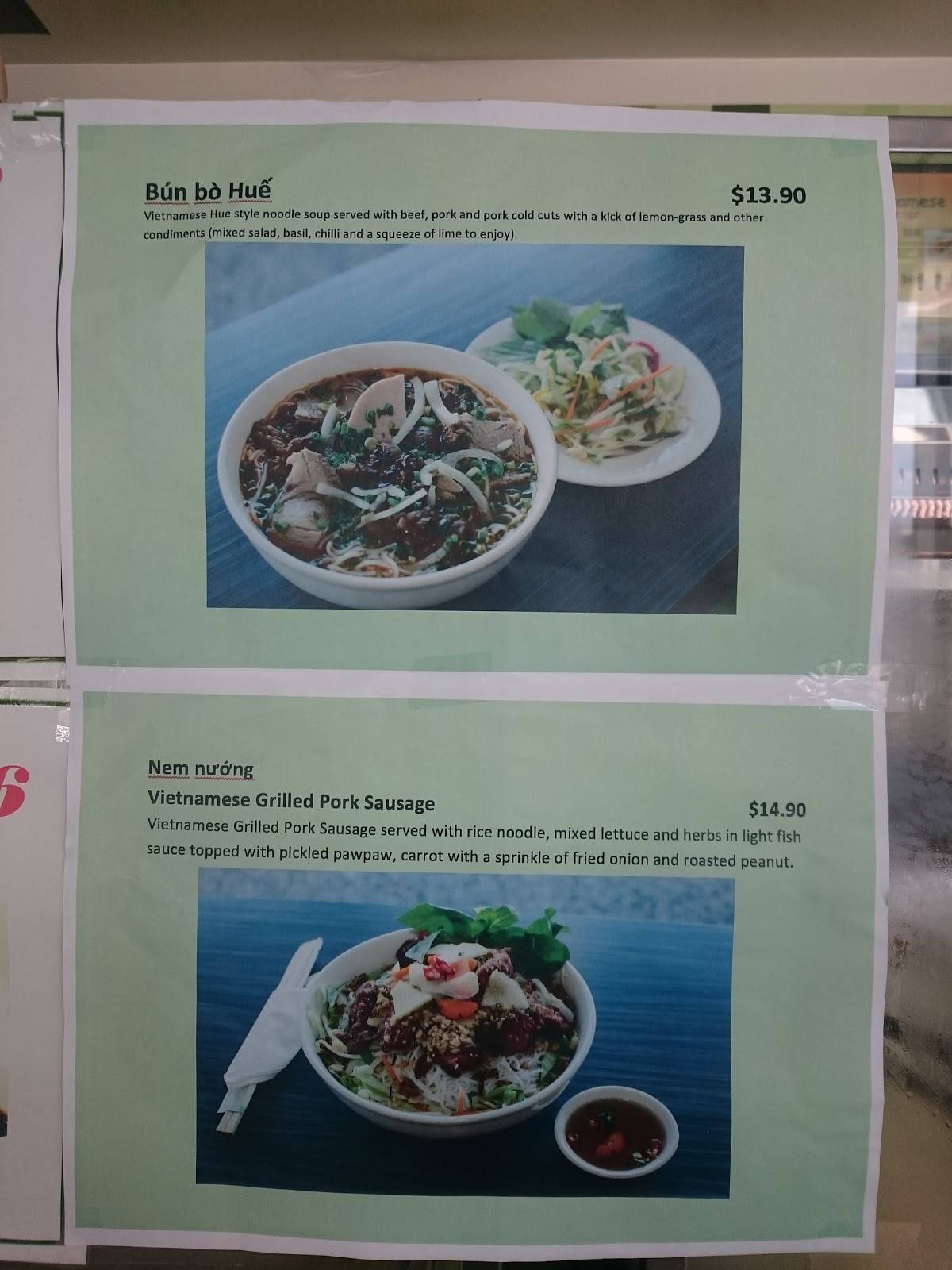 Menu at Vietnamese Corner Kirwan restaurant, Kirwan