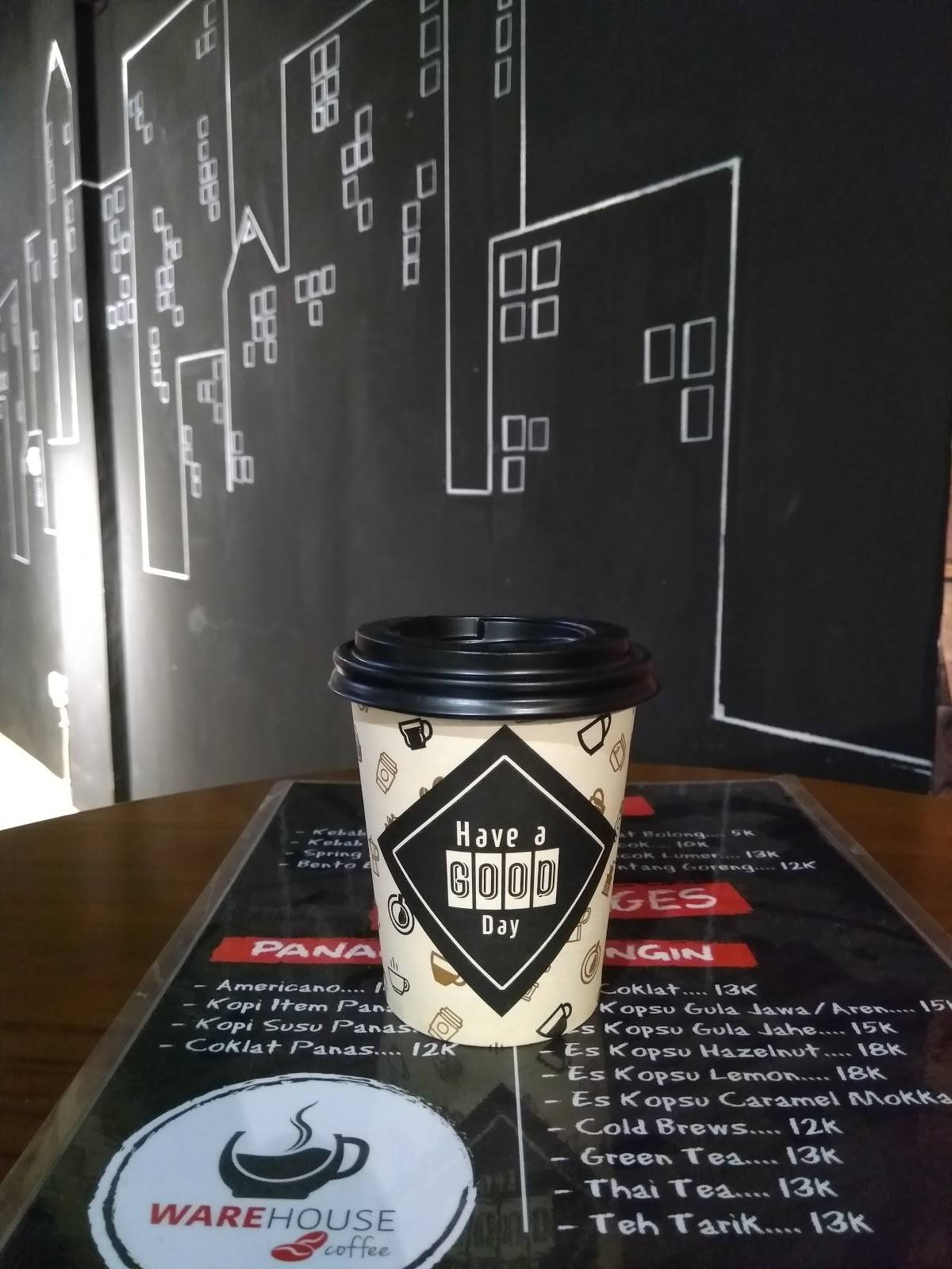 Menu at WAREHOUSE COFFEE cafe, Bekasi Regency