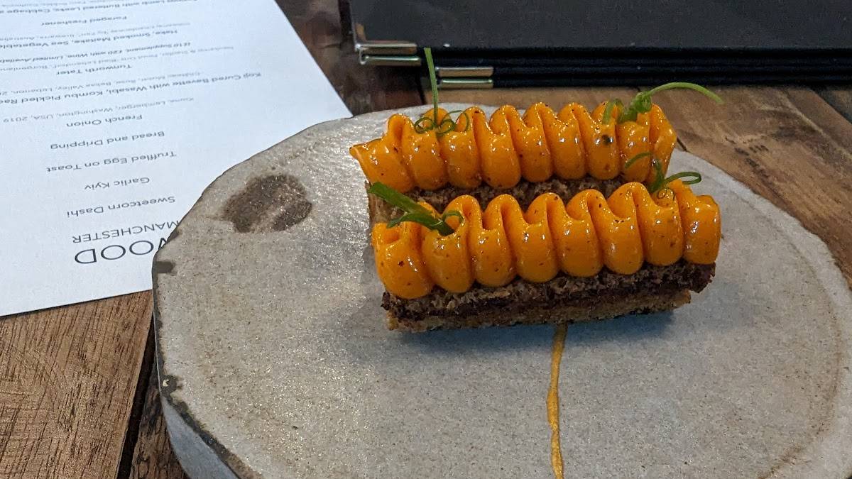 Menu at WOOD Manchester by Simon Wood restaurant, Manchester
