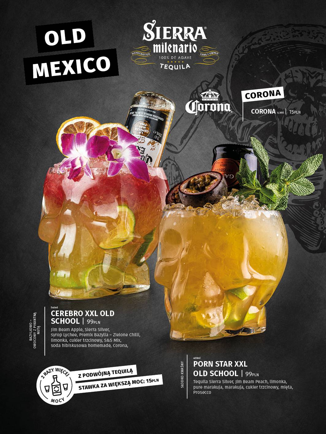Carta del pub y bar Whiskey in the Jar, Wroclaw (Breslavia)