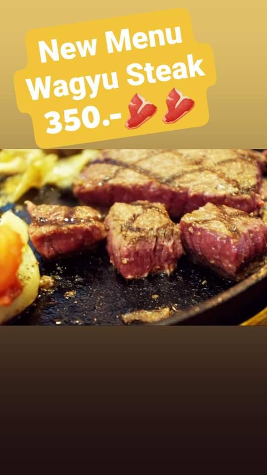 Menu at Nasu Camping BBQ Buffet, Pattaya City