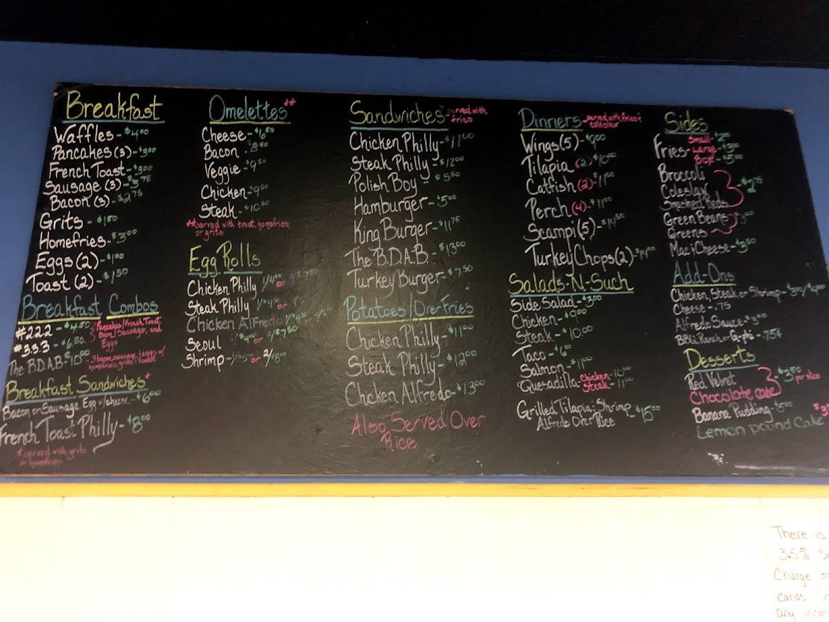 Menu at 31707 Urban Street Food restaurant, Garfield Heights