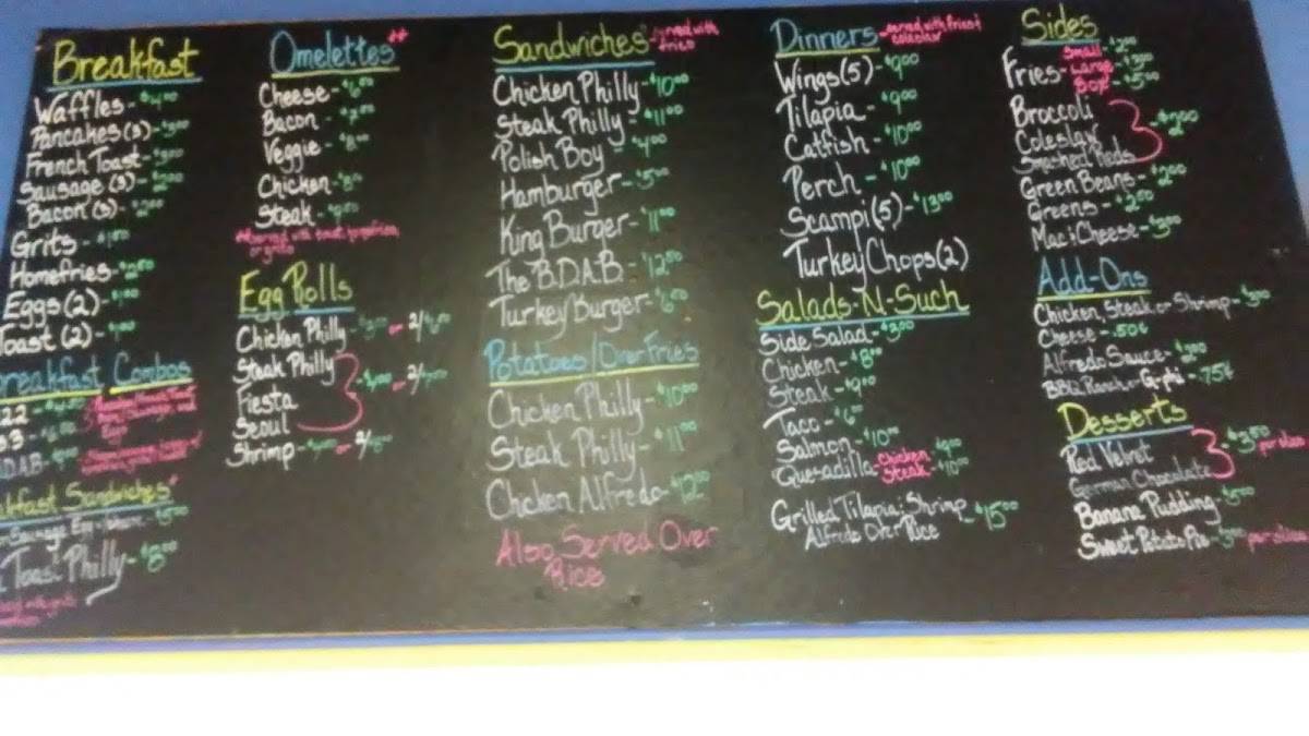 Menu at 31707 Urban Street Food restaurant, Garfield Heights