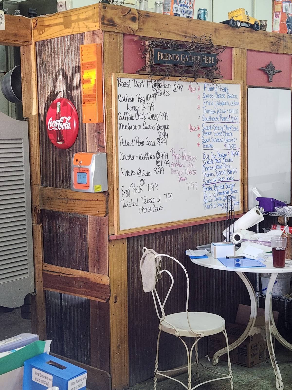 Menu at 5 Broke Girls restaurant, Horse Cave