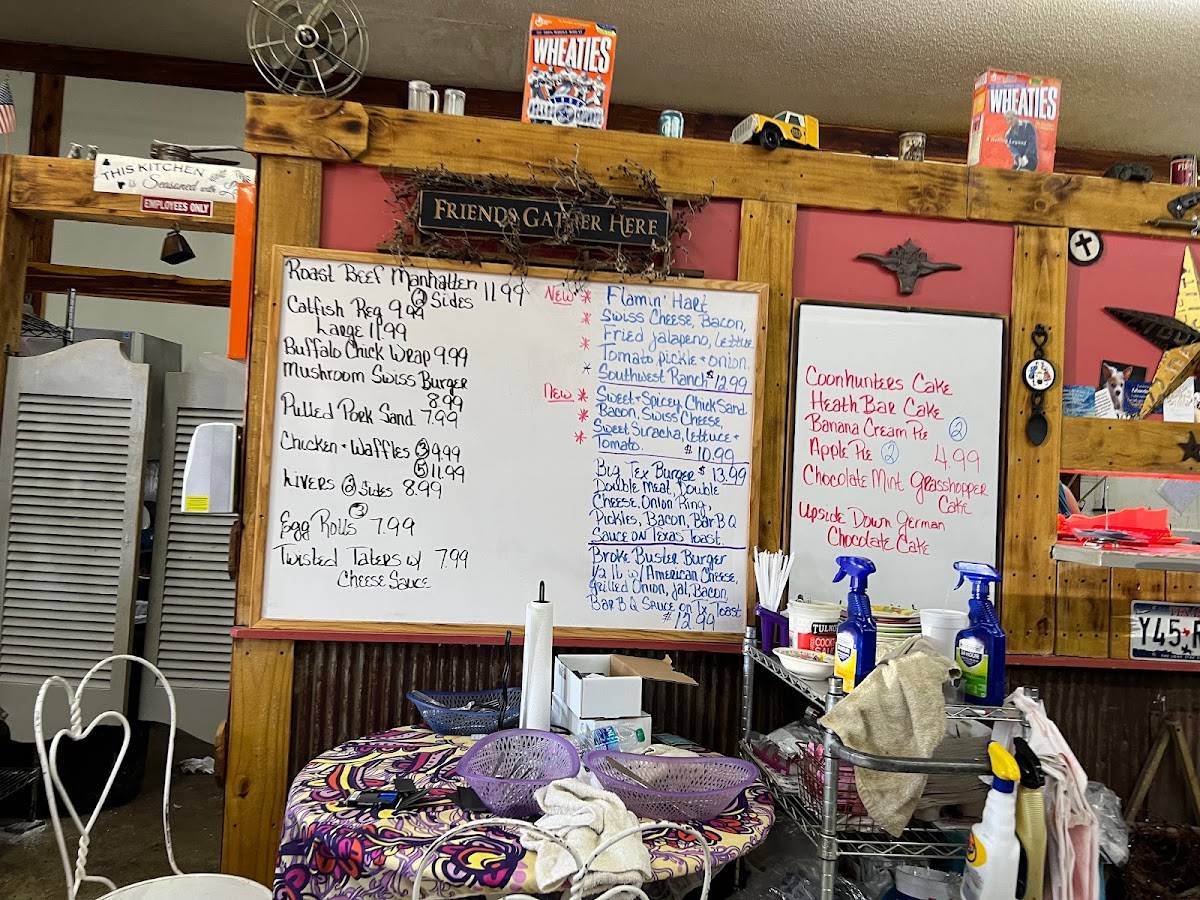 Menu at 5 Broke Girls restaurant, Horse Cave