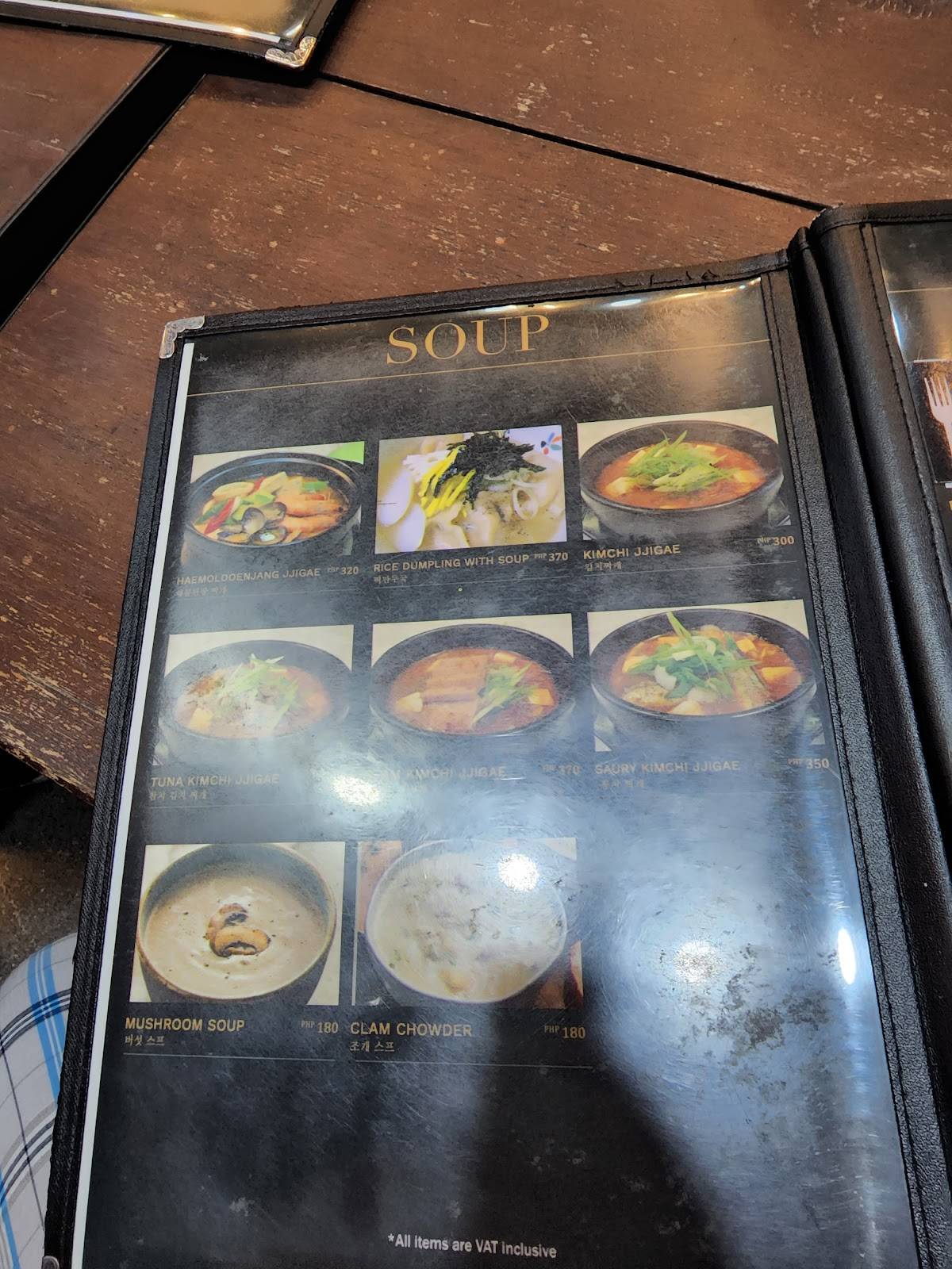Menu at 52Stone Family Restaurant, Angeles, Fil-Am Friendship Hwy
