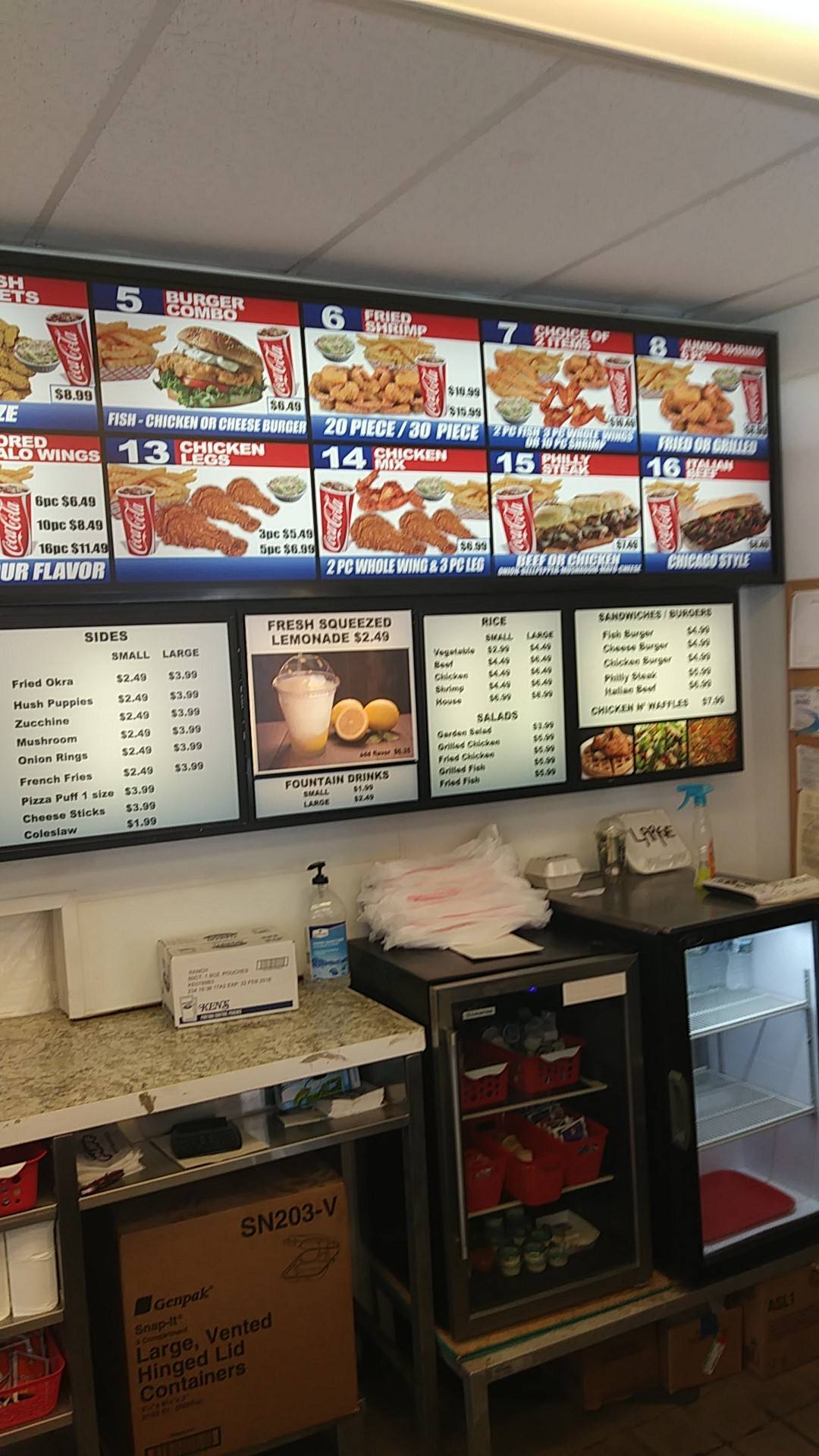 Menu at AJ Fish And Wings restaurant, Jonesboro