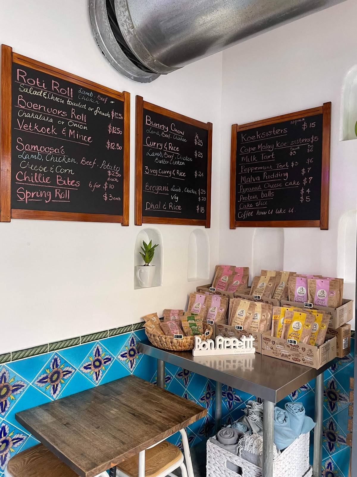 Menu at Aunty Meg's Kitchen restaurant, Adelaide