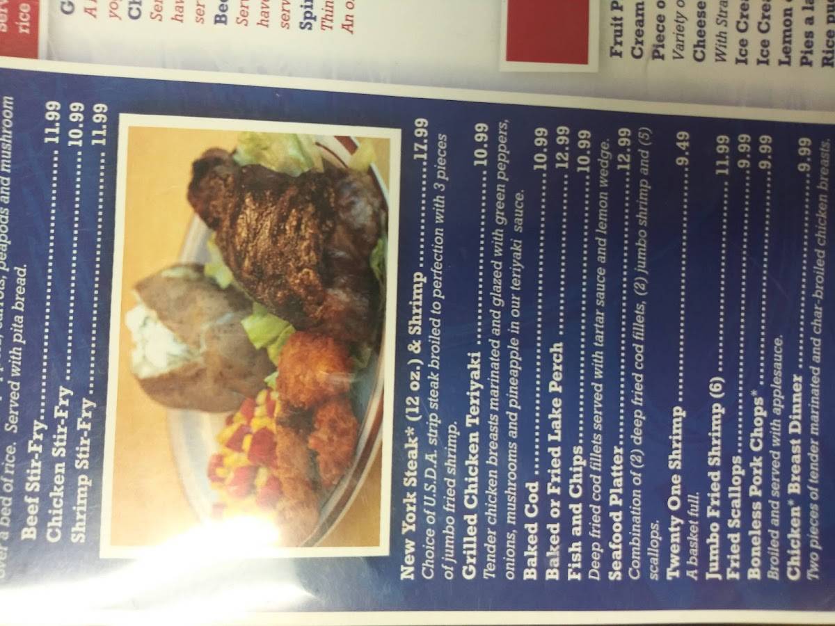 Menu at American Table Family Restaurant, Lambertville