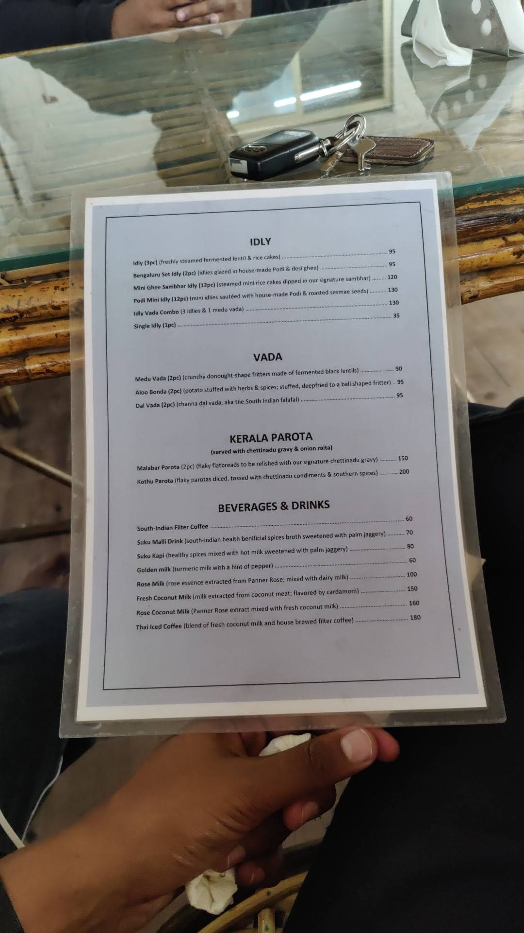 Menu at Anna's Mess (South-Indian Restaurant), Rishikesh