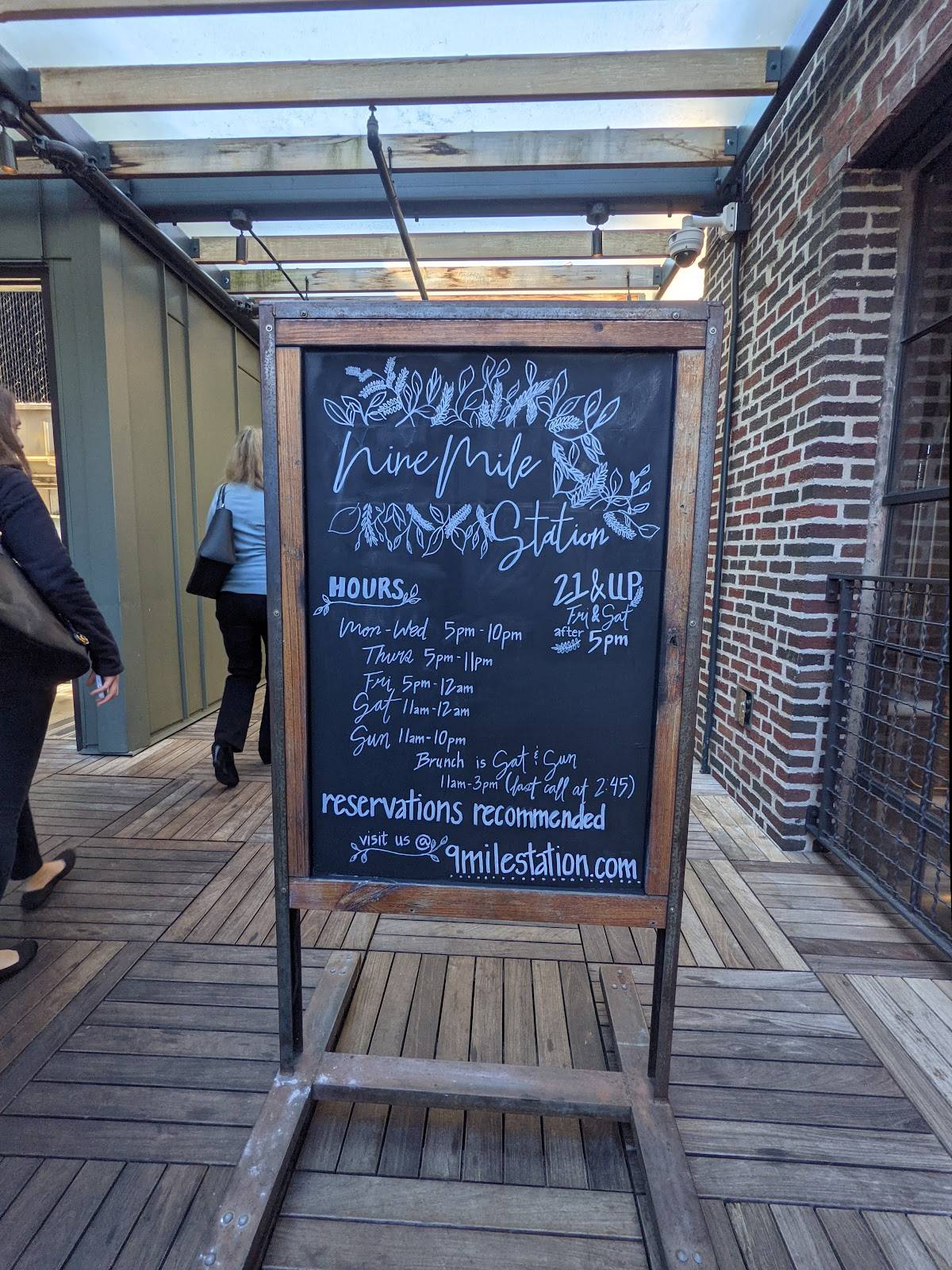Menu at 9 Mile Station pub & bar, Atlanta, Ponce City Market