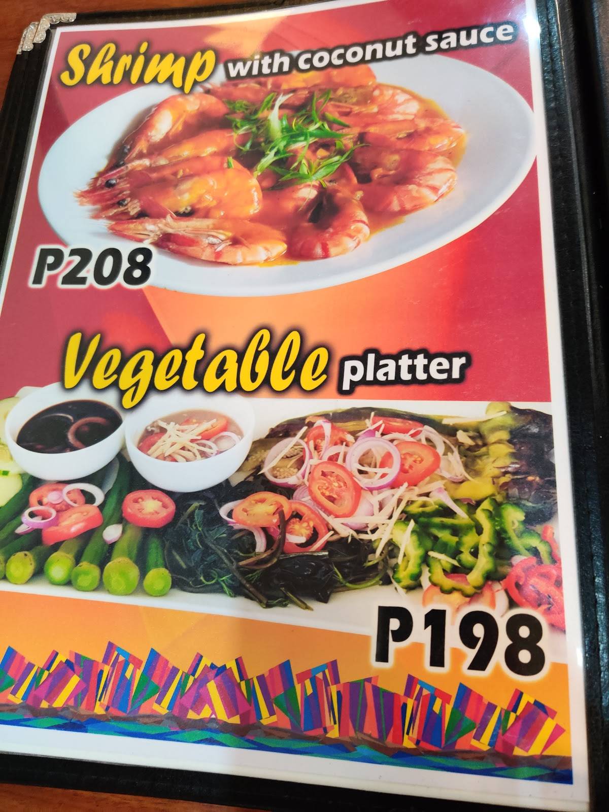 Menu at BARCODE DELIVERY, Zamboanga, Zone 4 Rizal Street