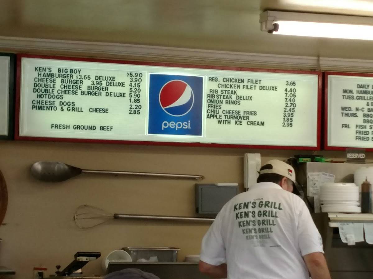 Menu at Ken's Grill & NC Barbecue, La Grange