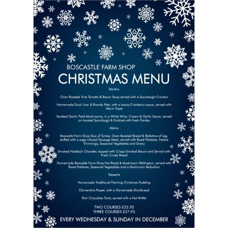 Menu at Boscastle Farm Shop & Cafe, Boscastle