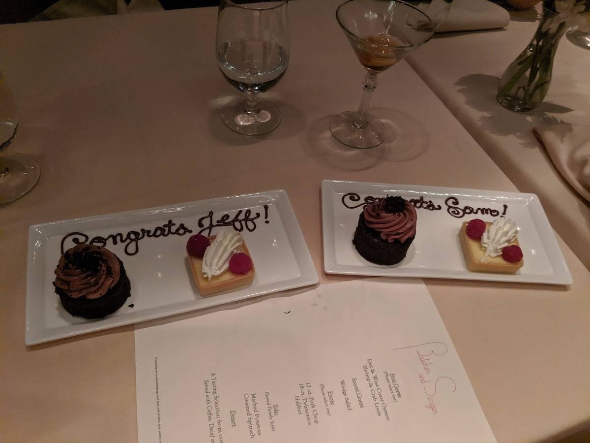 Menu at Butcher and Singer steakhouse, Philadelphia