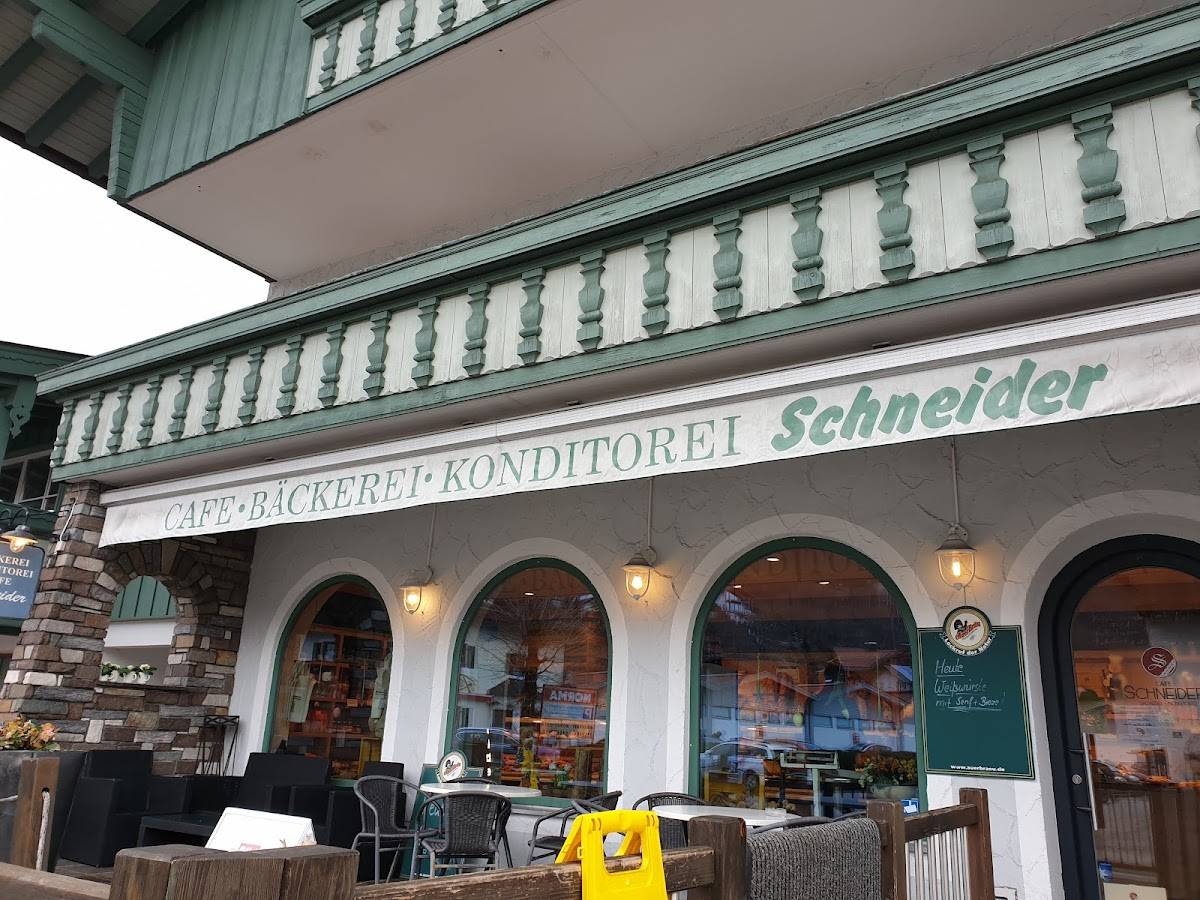 Speisekarte von CAFE BÄCKEREI SCHNEIDER, Kiefersfelden