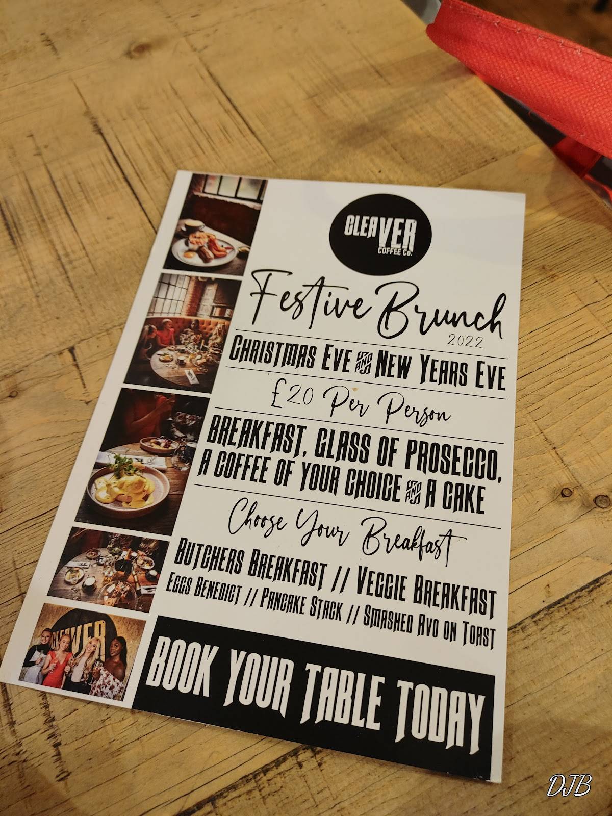 Menu at Cleaver Coffee Co cafe, Long Eaton