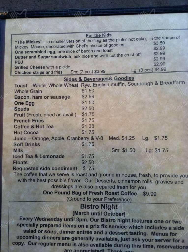 Menu at The Edison Café - Smash Burgers restaurant, Bow