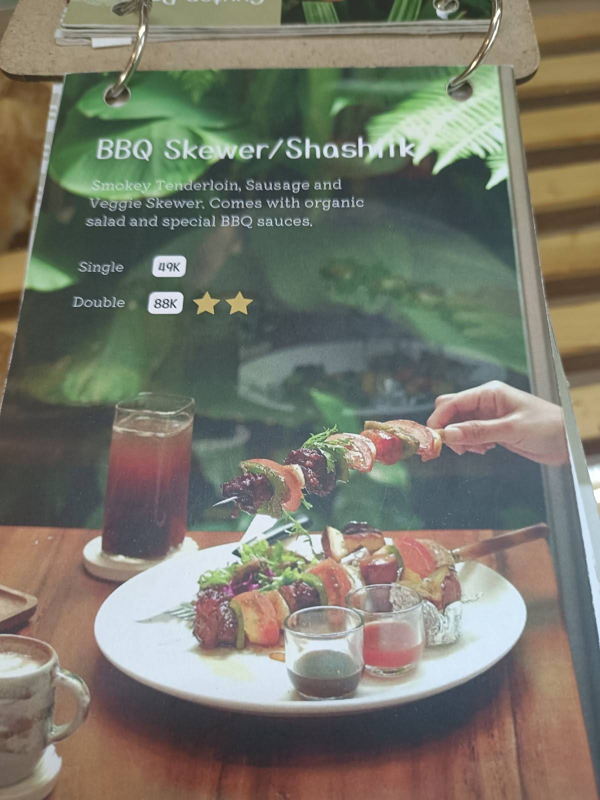 Menu at Manna Cafe • All day Brunch • Artisan Boulangerie, Bandung