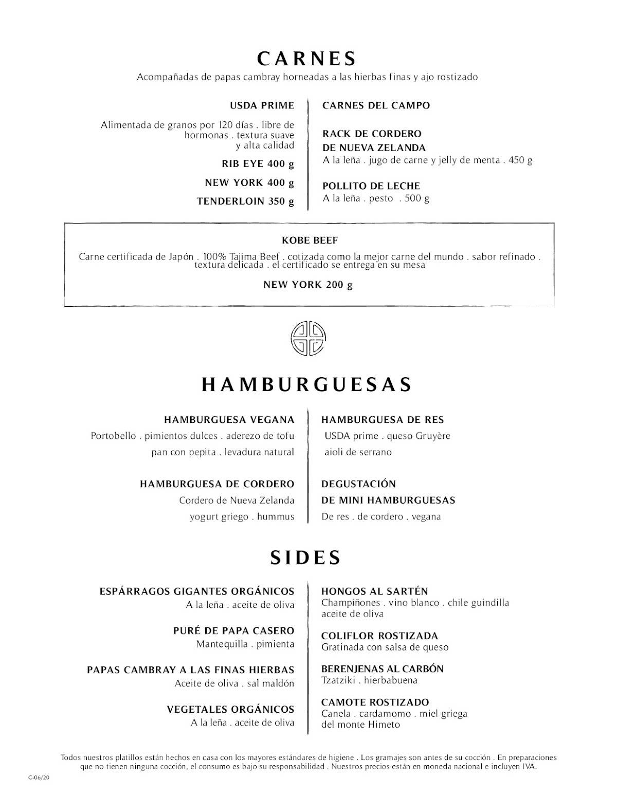 Menu at Taboo Mediterranean Restaurant in Cancun, Cancún, Blvd. Kukulcan Km 13.5