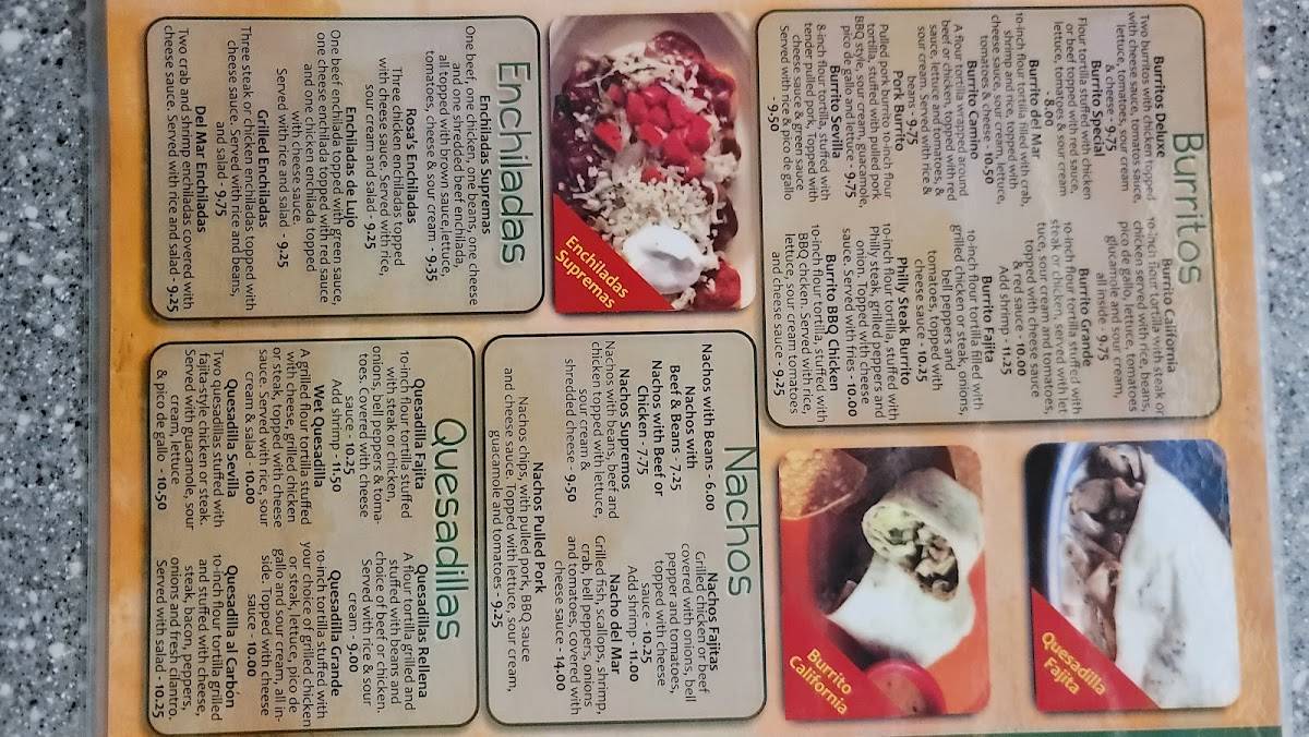 Menu at Casa Sevilla Odon 2 restaurant, Odon