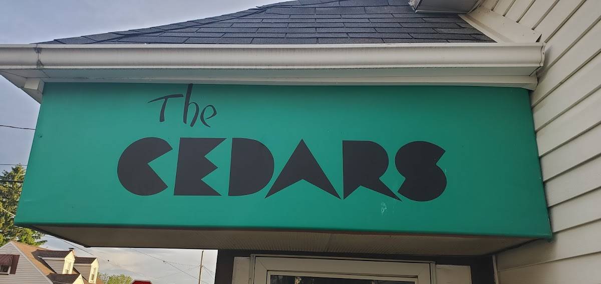 Menu at Cedars restaurant, New Castle