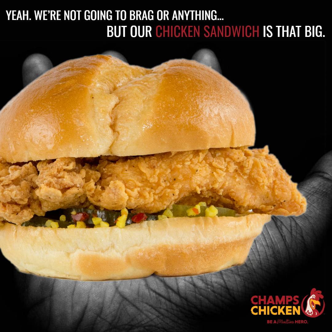 Menu at Champs Chicken restaurant, Herrin