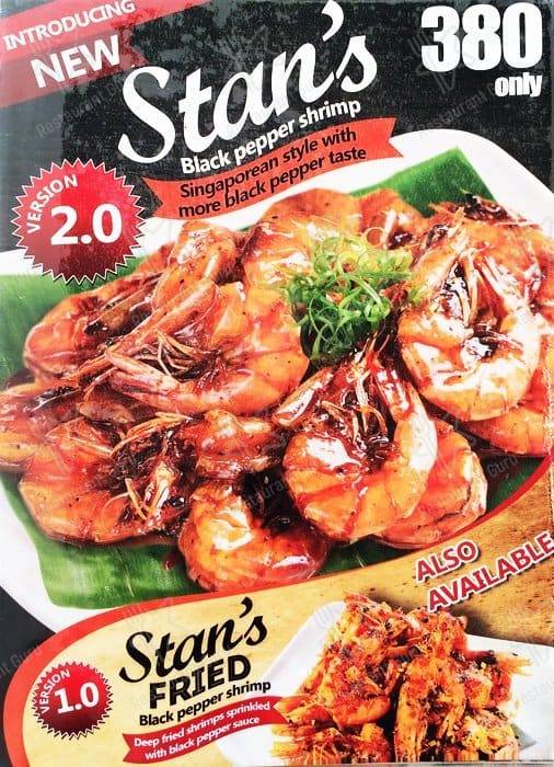 Menu at Choobi Choobi restaurant, Cebu City, 2nd Floor