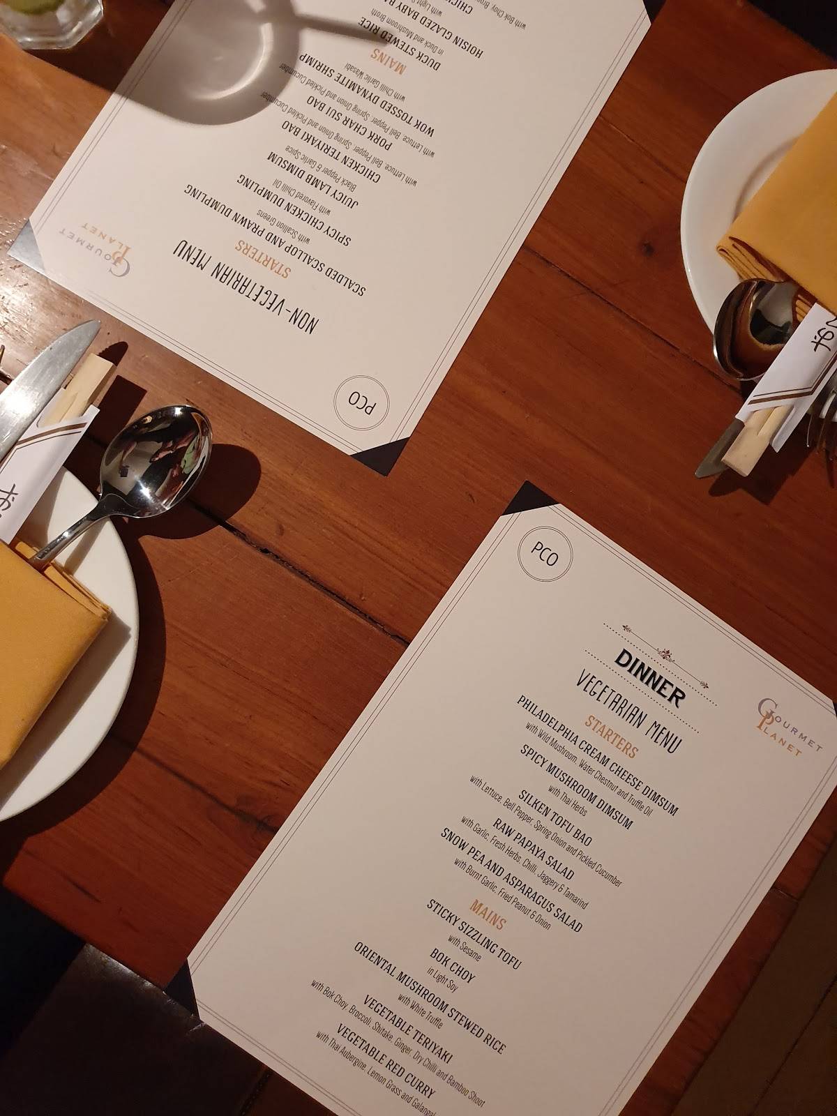 Menu at PCO Bar, New Delhi, D-4