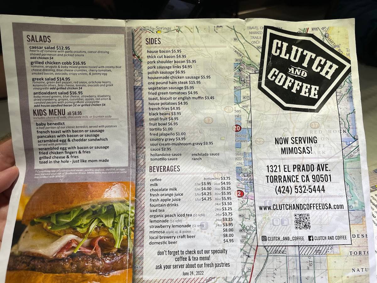 Clutch City Coffee Menu
