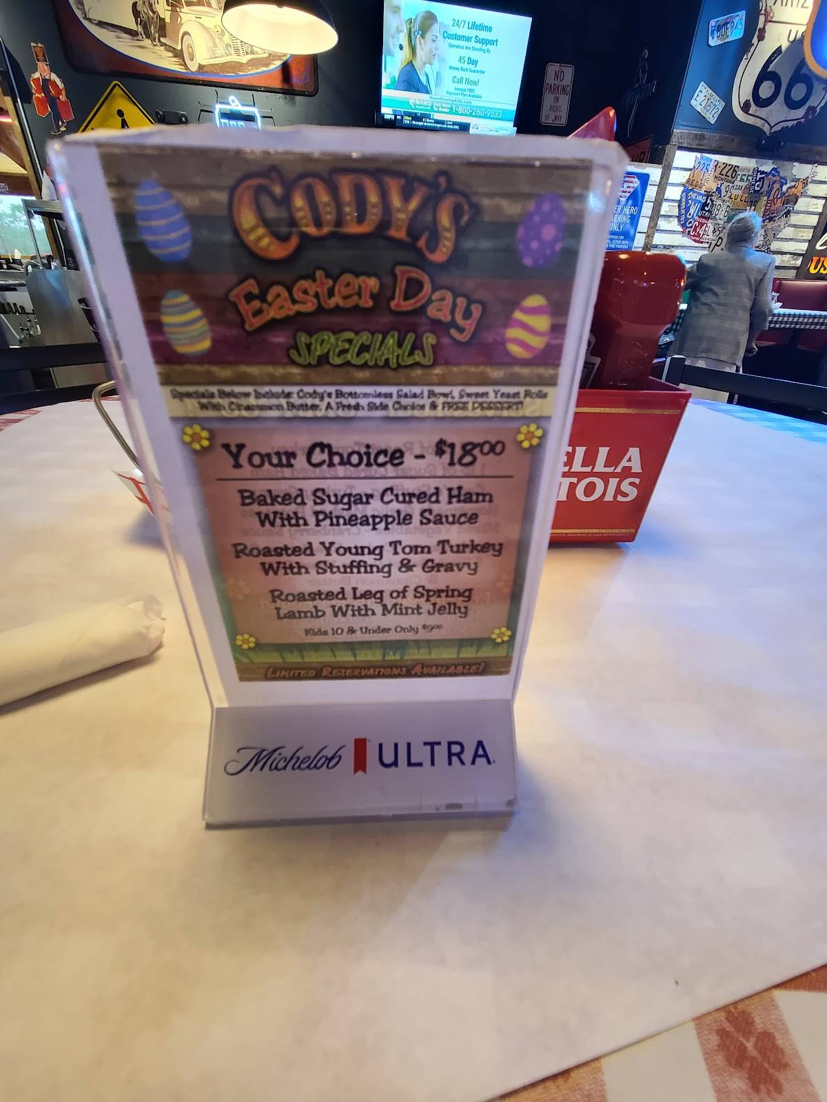 Menu at Cody's Original Roadhouse - Ocala, FL restaurant, Ocala, SW ...