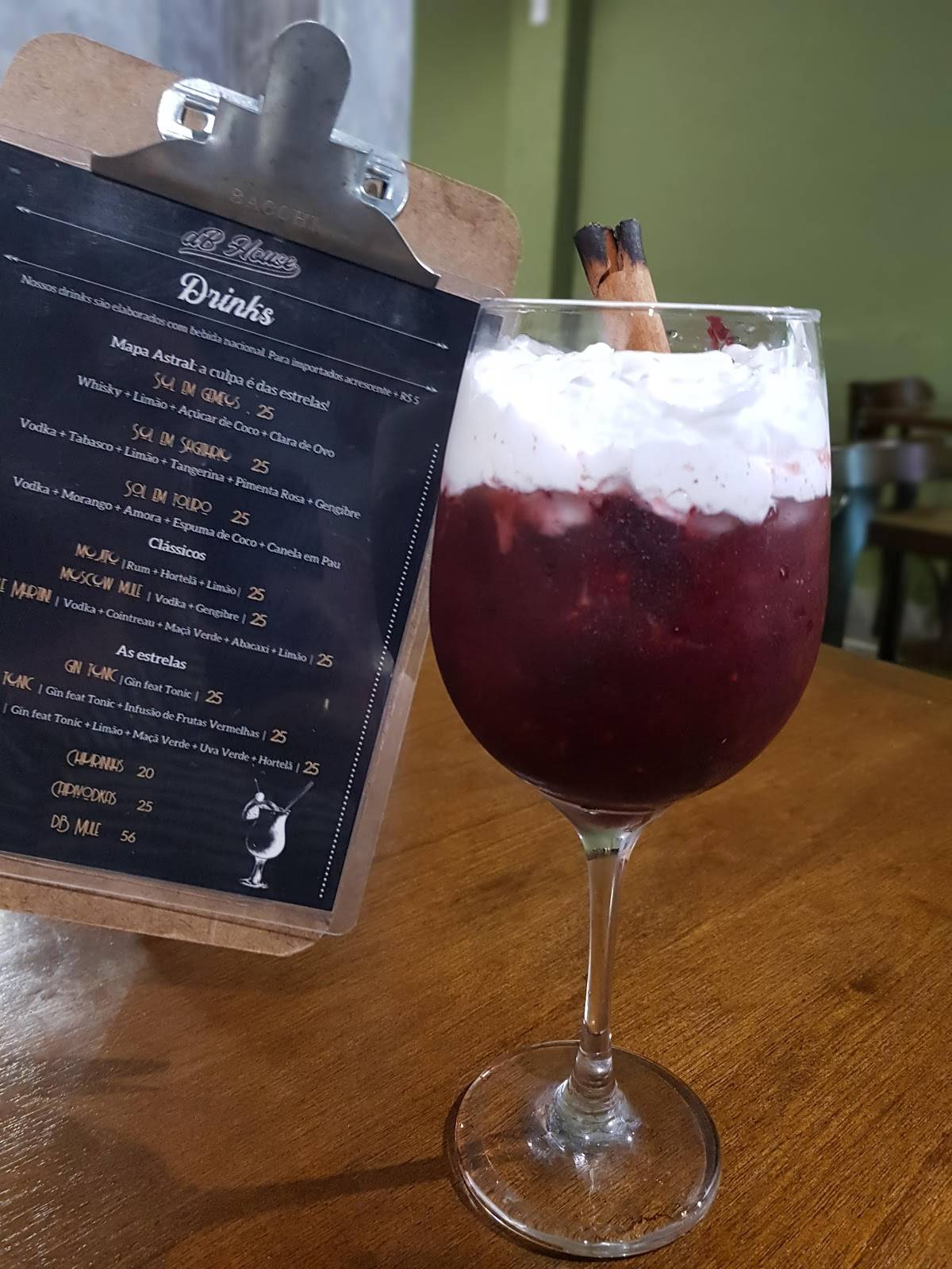 Menu em DB House Restaurante, Rio de Janeiro, R. Januário Barbosa