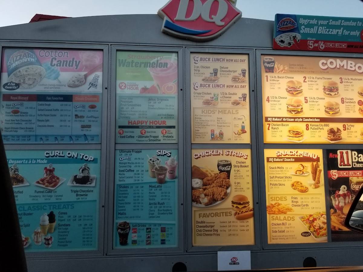 Menu at Dairy Queen Grill & Chill fast food, Minot, 4th Ave NW
