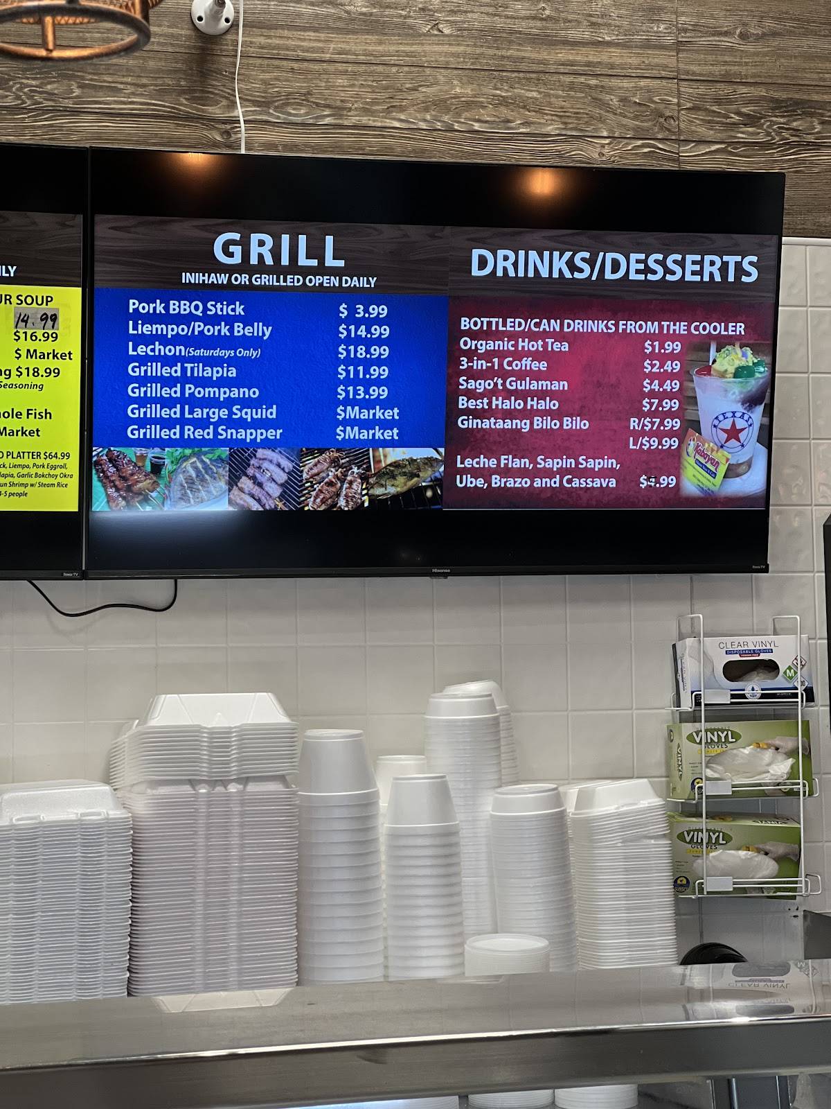 Menu at Kabayan Filipino Store & Cafe *Dallas, TX, Dallas