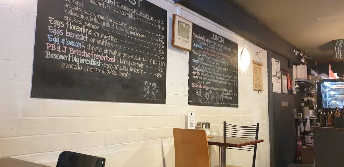 Menu at CEREE desserts, Melbourne