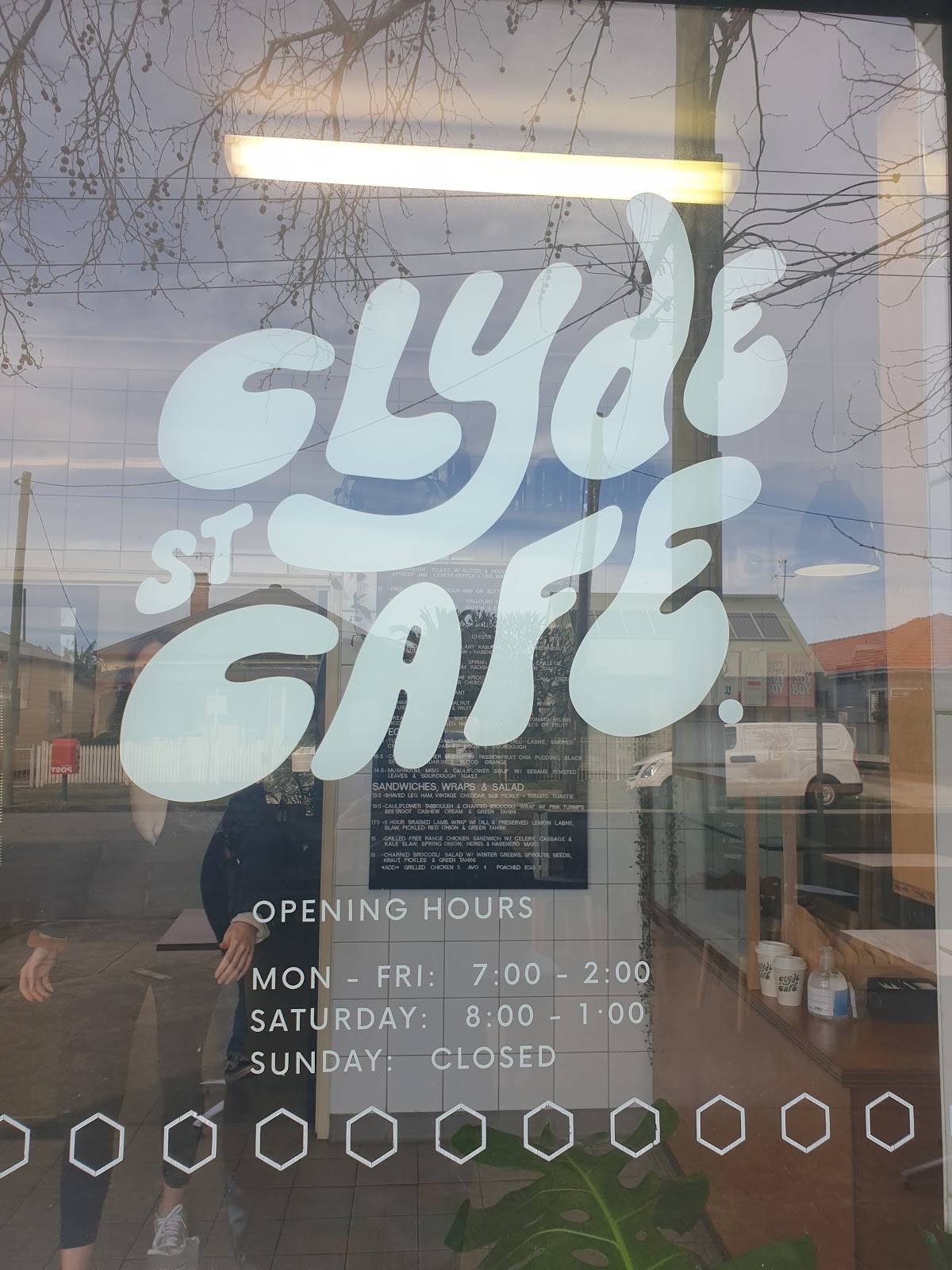 Menu at ELMAS ON CLYDE cafe, Hamilton North