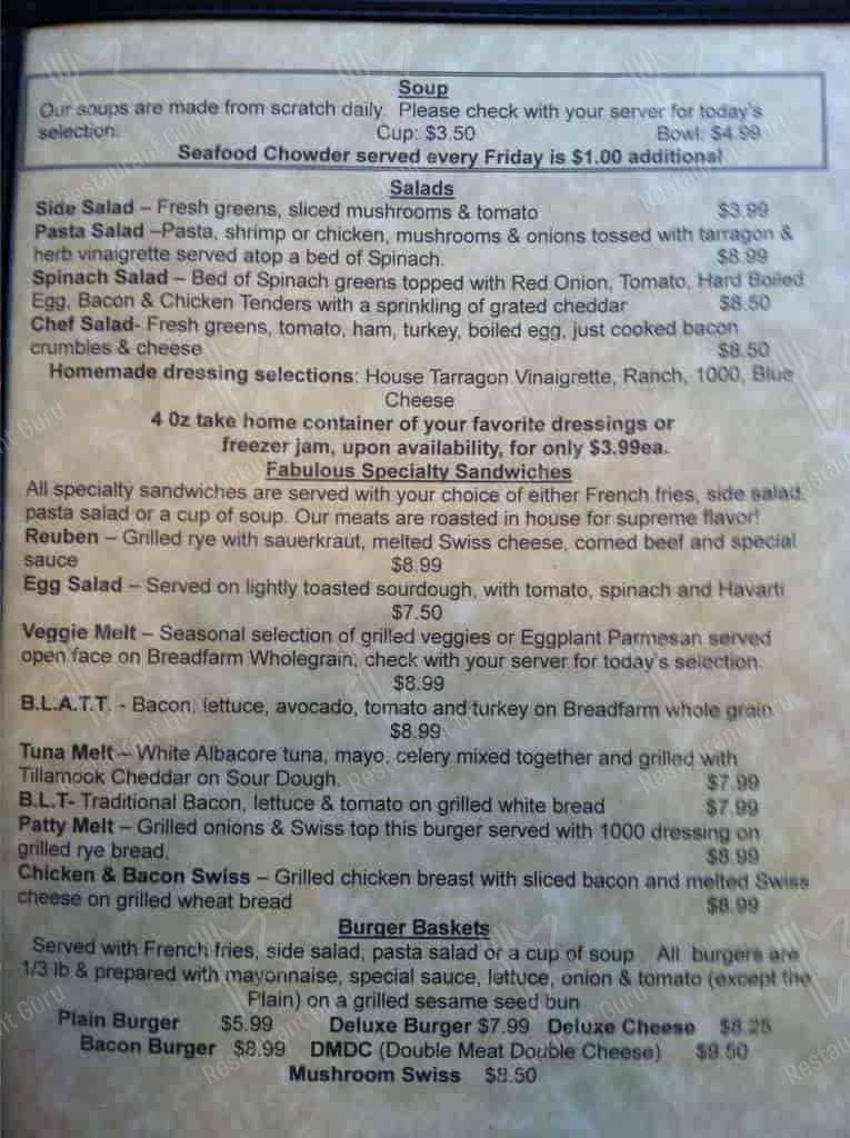 Menu at The Edison Café - Smash Burgers restaurant, Bow